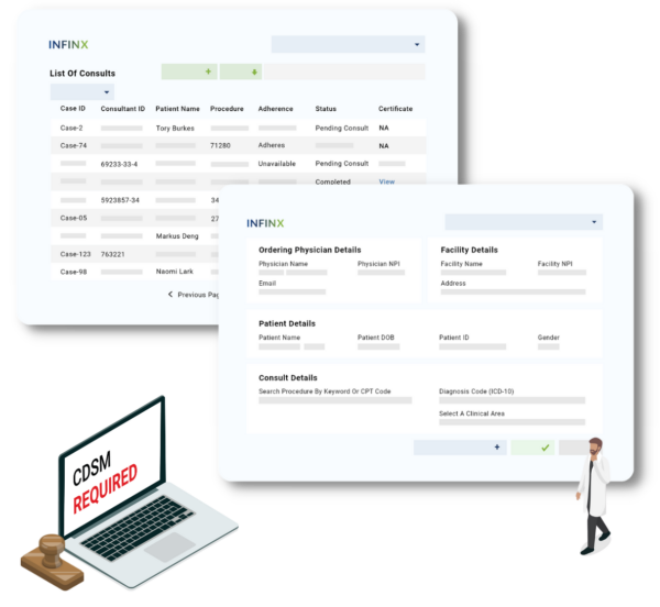 CDSM Clinical Decision Support Mechanism Solution | Infinx Healthcare