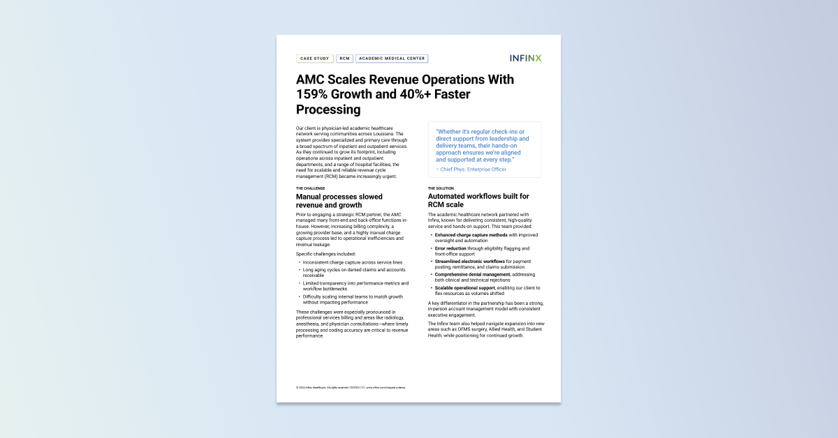 [Case Study] LSU Health Scales RCM with 159% Growth & 40% Faster Processing